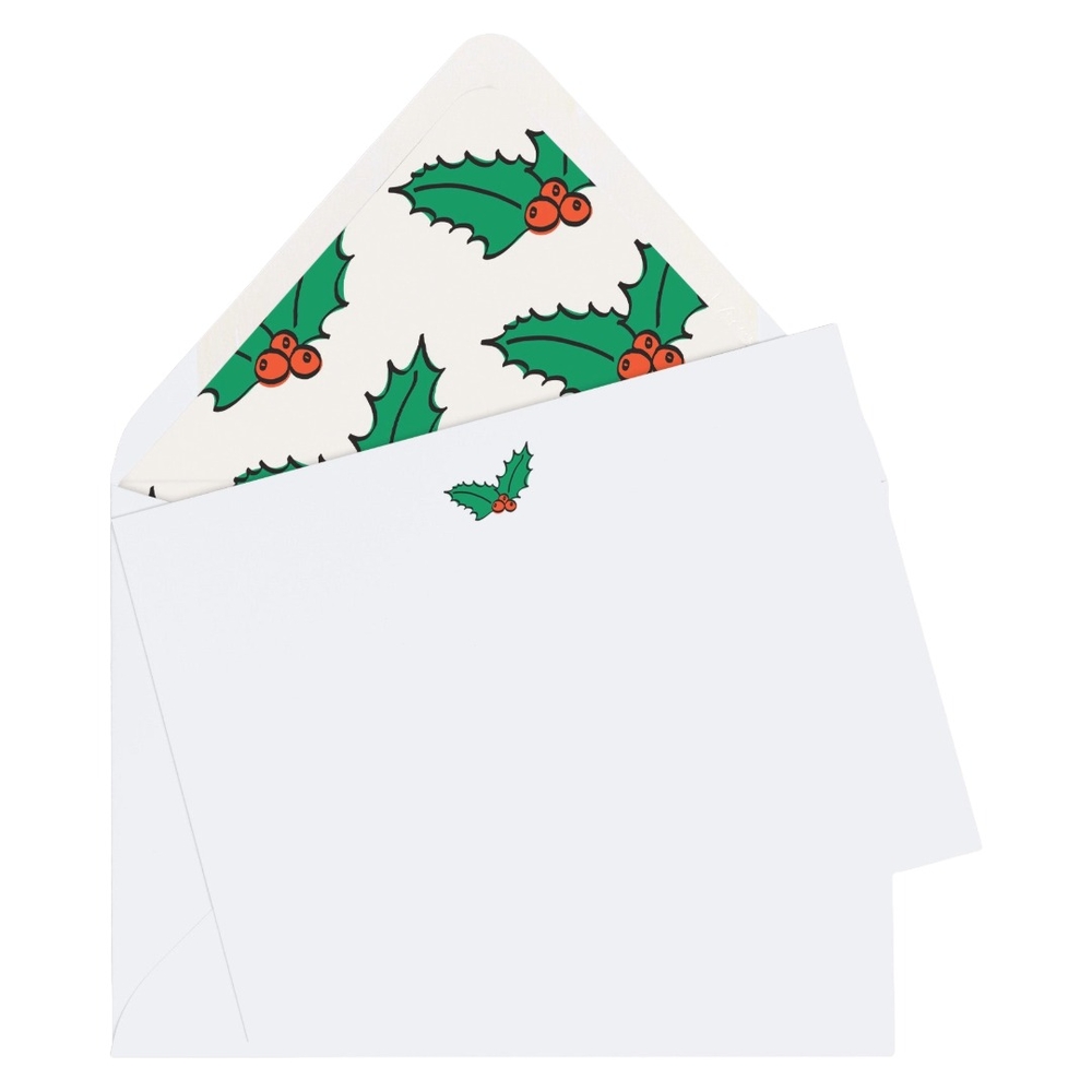 Dear Annabelle Jolly Holly Notecard Set at Air Supply