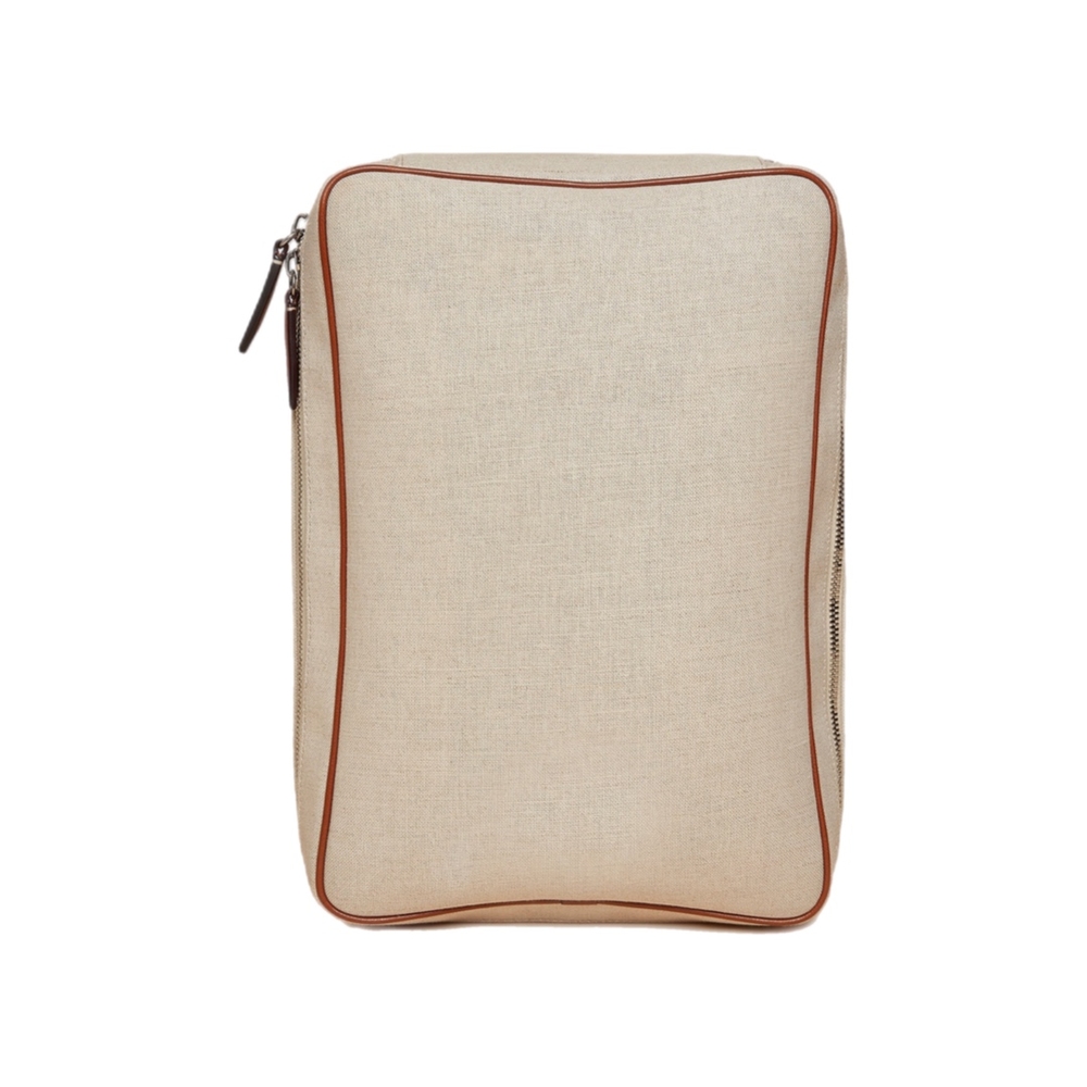Métier Medium Clothing Pouch in Natural Linen at Air Supply