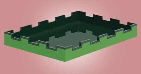 KRB Medium Castello Tray: Recommended - Air Mail