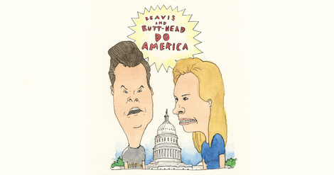Matt Gaetz and MTG Star as Beavis and Butt-Head: Barry Blitt's ...
