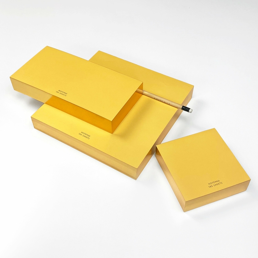 Wms& Co.'s Colorpad: Yellow with Gold Edging at Air Supply