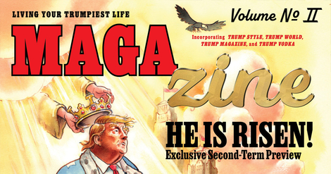 MAGA-zine Part II Digital Cover: A Trump Publication - Air Mail
