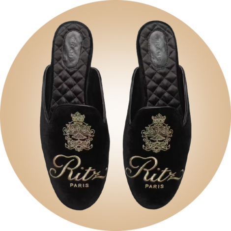 Frame x Ritz Paris Velvet Slippers: Recommended - Air Mail