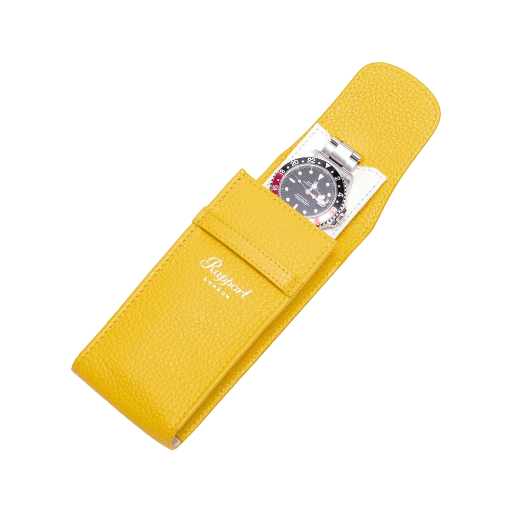 Rapport Portobello Watch Pouch in Yellow at Air Supply