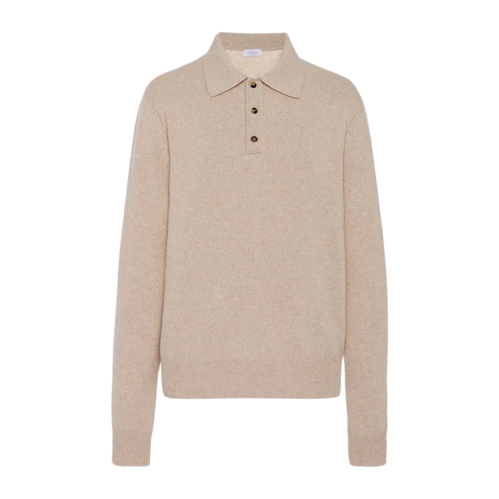 Salie 66 Harry Women's Cashmere Polo in Oatmeal at Air Supply