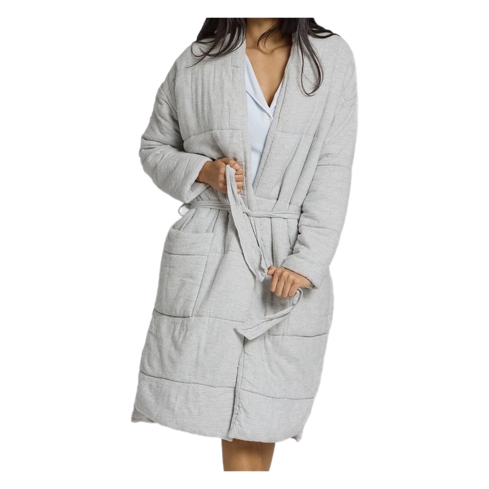 Kassatex The Women's Quilted Flannel Housecoat at Air Supply