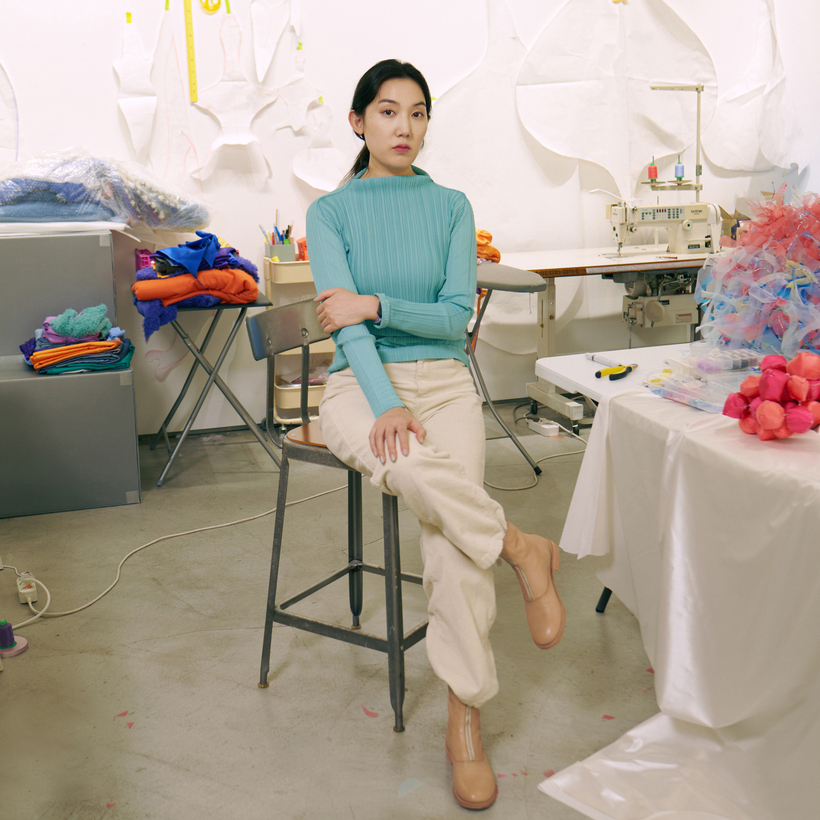 Korean Artist Hannah Woo Discusses Using Fabric to Make Her Work - Air Mail
