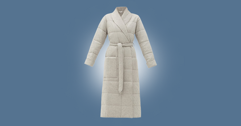 Skin's Quilted Comforter Robe: Review - Air Mail