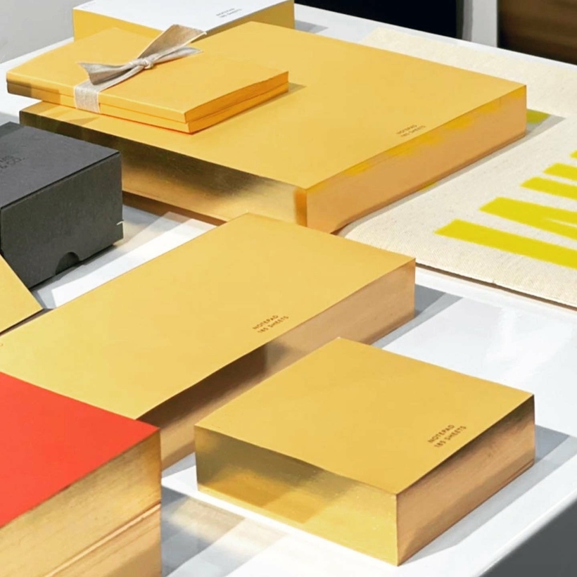 Wms& Co.'s Colorpad: Yellow with Gold Edging at Air Supply