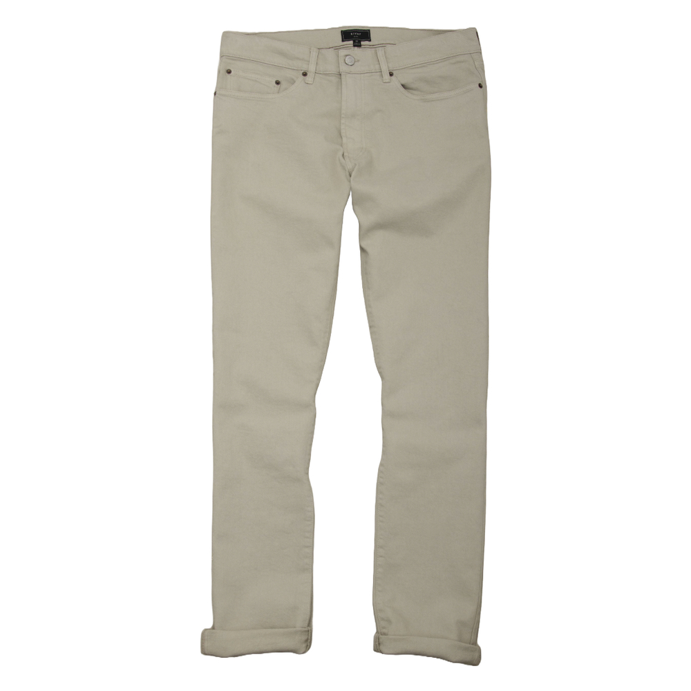 Rivay Wade Garment Dyed Five Pocket Pant in Stone Grey at Air Supply